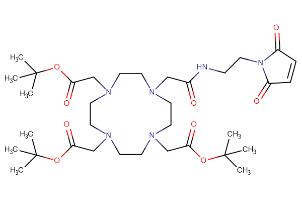 DOTA-tris(t-Bu)ester-C2-maleimide | Tenova Pharma